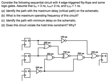Solved Consider The Following Sequential Circuit With 4
