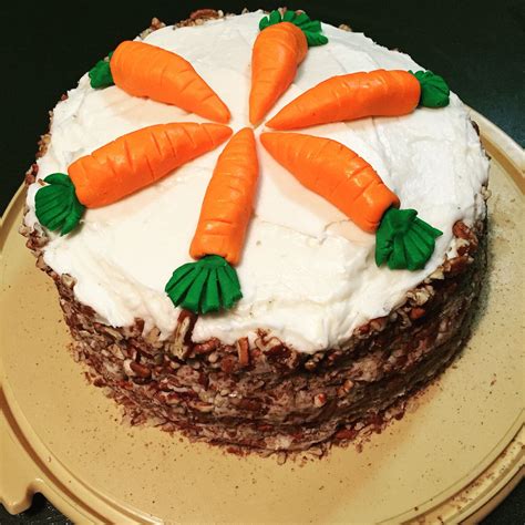 Decorated Carrot Cake Cake Cake Decorating Desserts