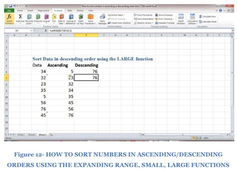 how to put numbers in ascending order in excel to sort data in excel
