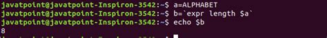 linux expr command javatpoint