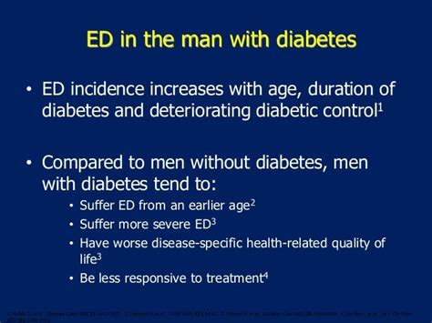 Erectile Dysfunction In Diabetes