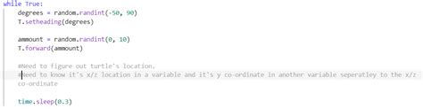 python how do i calculate the location of turtle on the