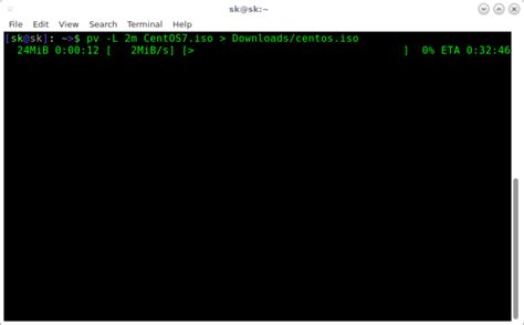 use pv command to monitor the progress of data in linux ostechnix