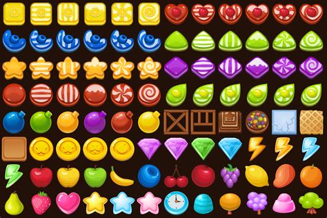 cartoon candy cookie free download unity asset collection