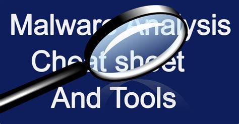 Malware Analysis Tutorials Complete Cheats Sheet 2023