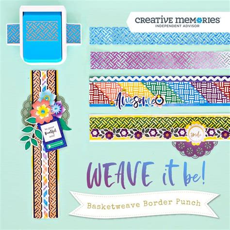 Create Picnic Perfect Projects With The Basketweave Border Punch This