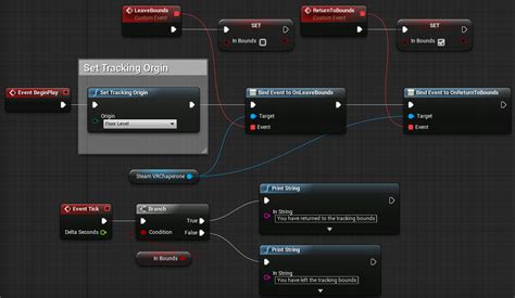 detect steamvr chaperone system activation in unreal engine unreal