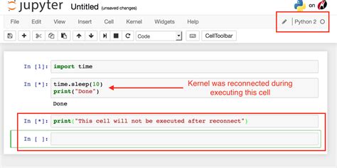kernel stops responding if the kernel is reconnected