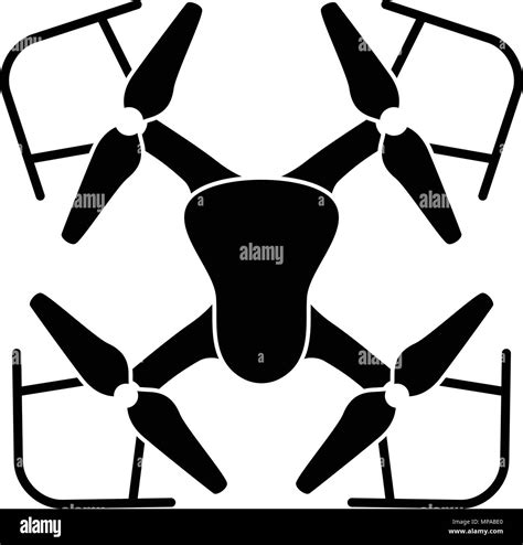 Drone Toy Silhouette Icon Stock Vector Image And Art Alamy