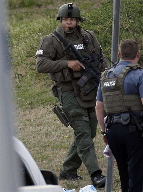 Gunman Killed Swat Member Shot As Four Firefighters Rescued From