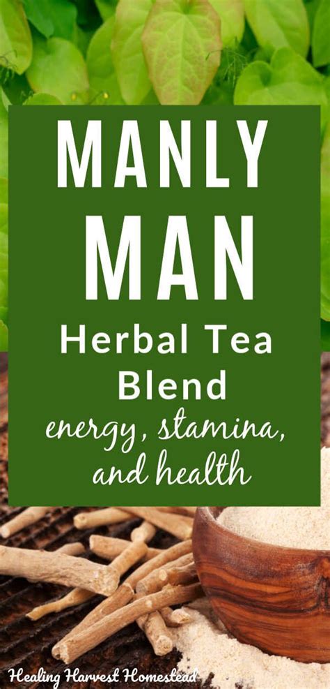 Manly Man Herbal Tea Recipe For Male Reproductive Support And Wellness