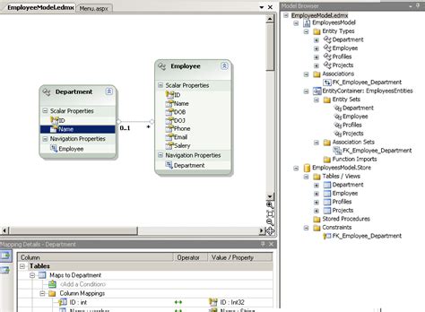 creating your first ado entity data model c guide c asp