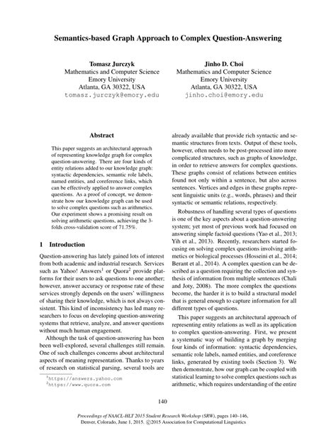 Download Pdf Semantics Based Graph Approach To Complex Question Answering