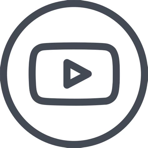 Lingkaran Sosial Youtube Social Media Dan Logos Icons
