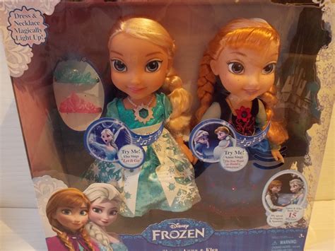 Frozen Elsa Singing Let It Go Snow Glow Light Up Princess Elsa Doll Toy