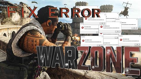 Исправление ошибки call of duty warzone dev error 6036 6068 6065 6150