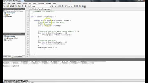 traversing an array in java youtube