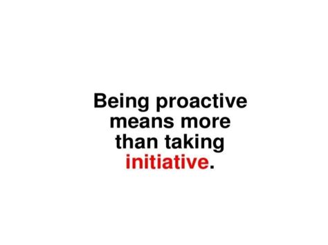 Power Of Proactiveness