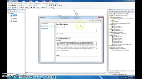 how to create a layer package in arcgis 10 4 youtube