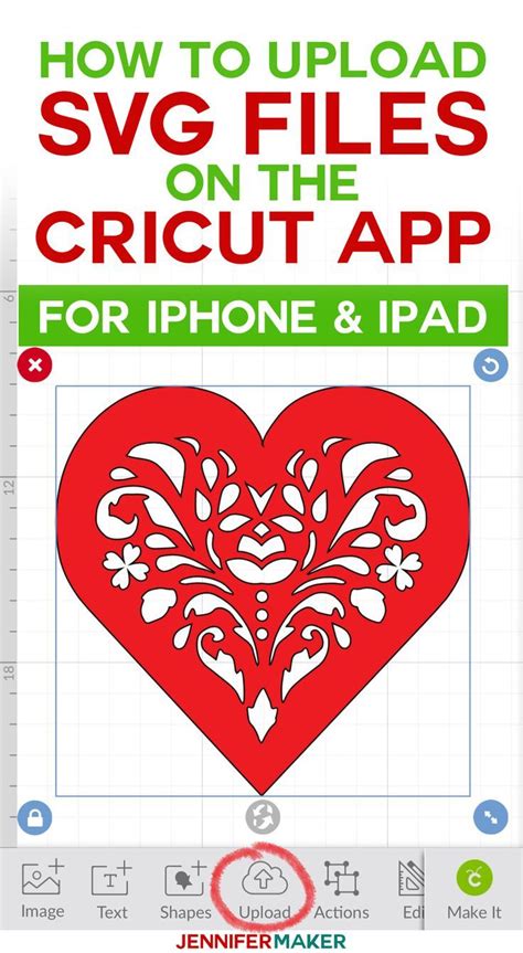 How To Upload Svg Files To Cricut Design Space App On Iphone Ipad