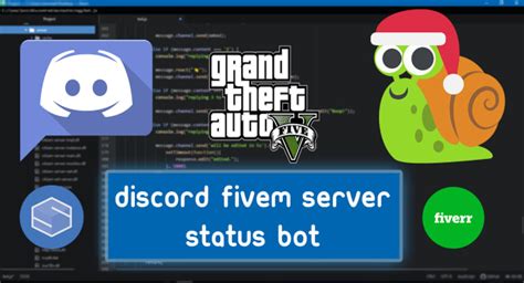 code a discord fivem server status bot by ramzisah fiverr