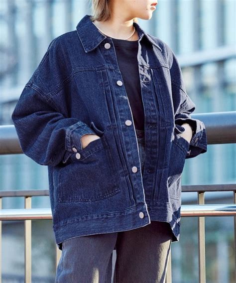 Digz（ディグジー）の「ビッグシルエットデニムジャケット（デニムジャケット）」 Wear