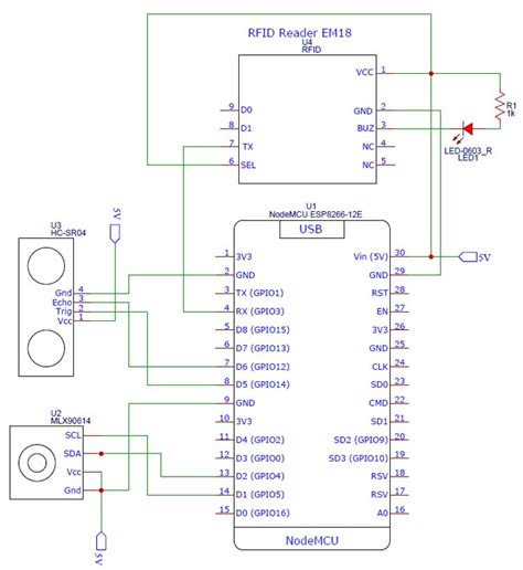 temperature based touchless attendance system using