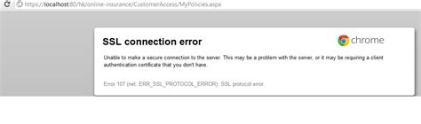 solved how to configure self signed certificate to localhost website