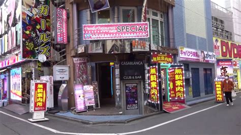 Kabukicho Night Spot 新宿・歌舞伎町の風俗エリアを歩いてみた Youtube