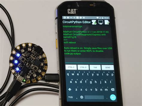 overview using the android circuitpython editor adafruit learning
