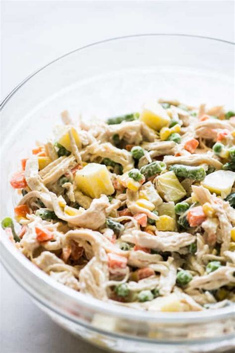 Ensalada De Pollo Mexican Chicken Salad Isabel Eats
