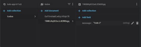 firebase todo app data structure using cloud firestore and react