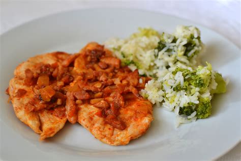 Palavras Que Enchem A Barriga Bifes De Frango Com Bacon E Tomate Para