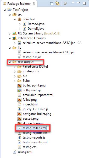 how to execute failed test cases in testng selenium webdriver