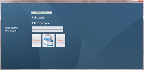 platform 2 code code for login page in payroll application