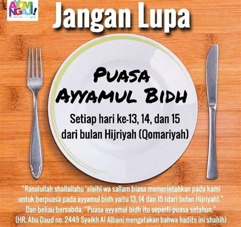 Jadwal Puasa Ayyamul Bidh Desember Begini Dalil Menurut 109560 Hot