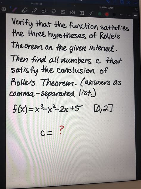 Answered Verify That The Function Satisfies The… Bartleby