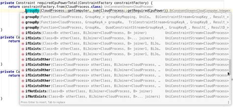 constraint streams modern java constraints without the drools rule