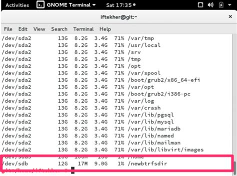 how to use btrfs file system for creating extending and decreasing
