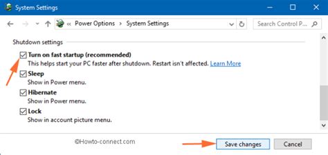 How To Turn On Or Off Fast Startup In Windows 10