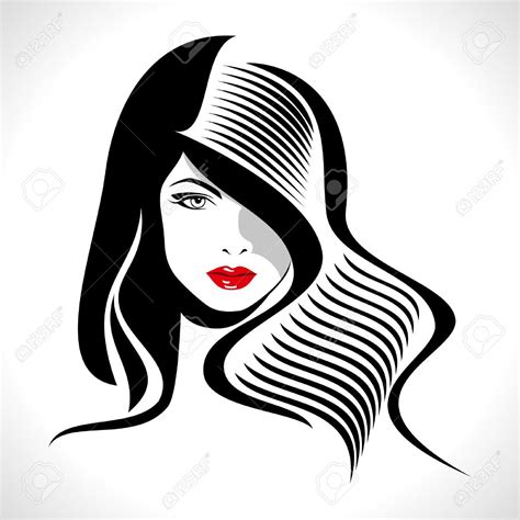 Beautiful Woman Silhouette Woman Silhouette Illustration Silhouette