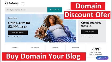 how to custom domain setup on blogger with godaddy discounts for