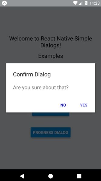 react native simple dialogs npm