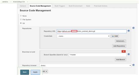 using jenkins to create a pipeline for android applications