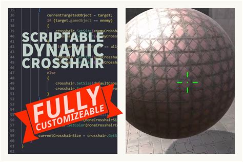 scriptable dynamic crosshair gui tools unity asset store