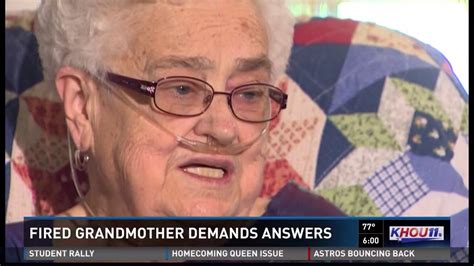 Fired 84 Year Old Grandmother Demands Answers Youtube