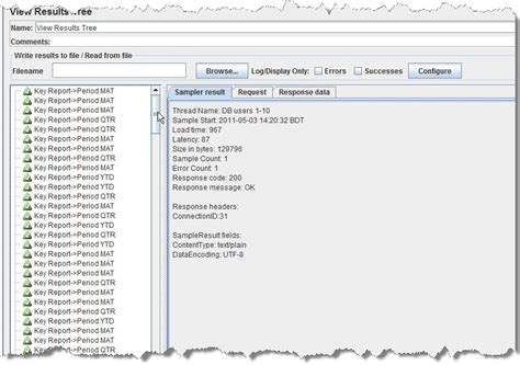 testing thoughts sql query performance test with jmeter