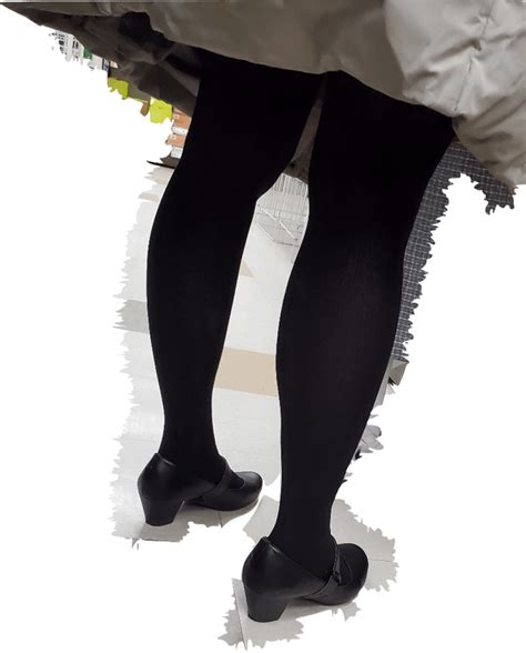 My Wife In Public Opaque Black Pantyhose R Pantyhose Style