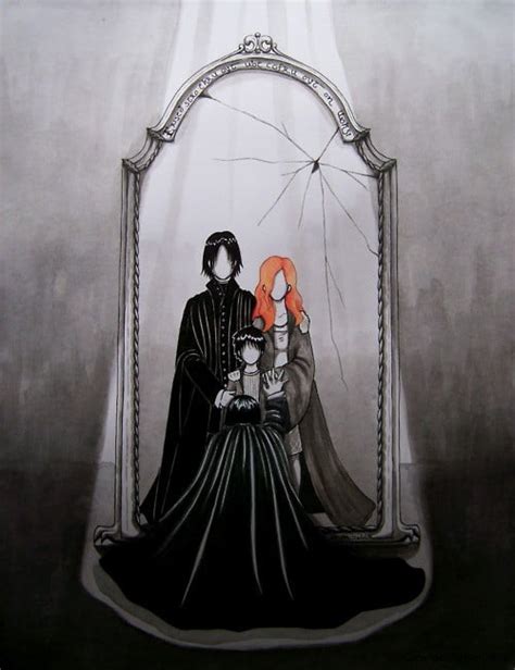 Snapes Mirror Of Erised Harry Potter Fan Art Popsugar Love And Sex