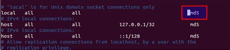 error message “peer authentication failed for user
